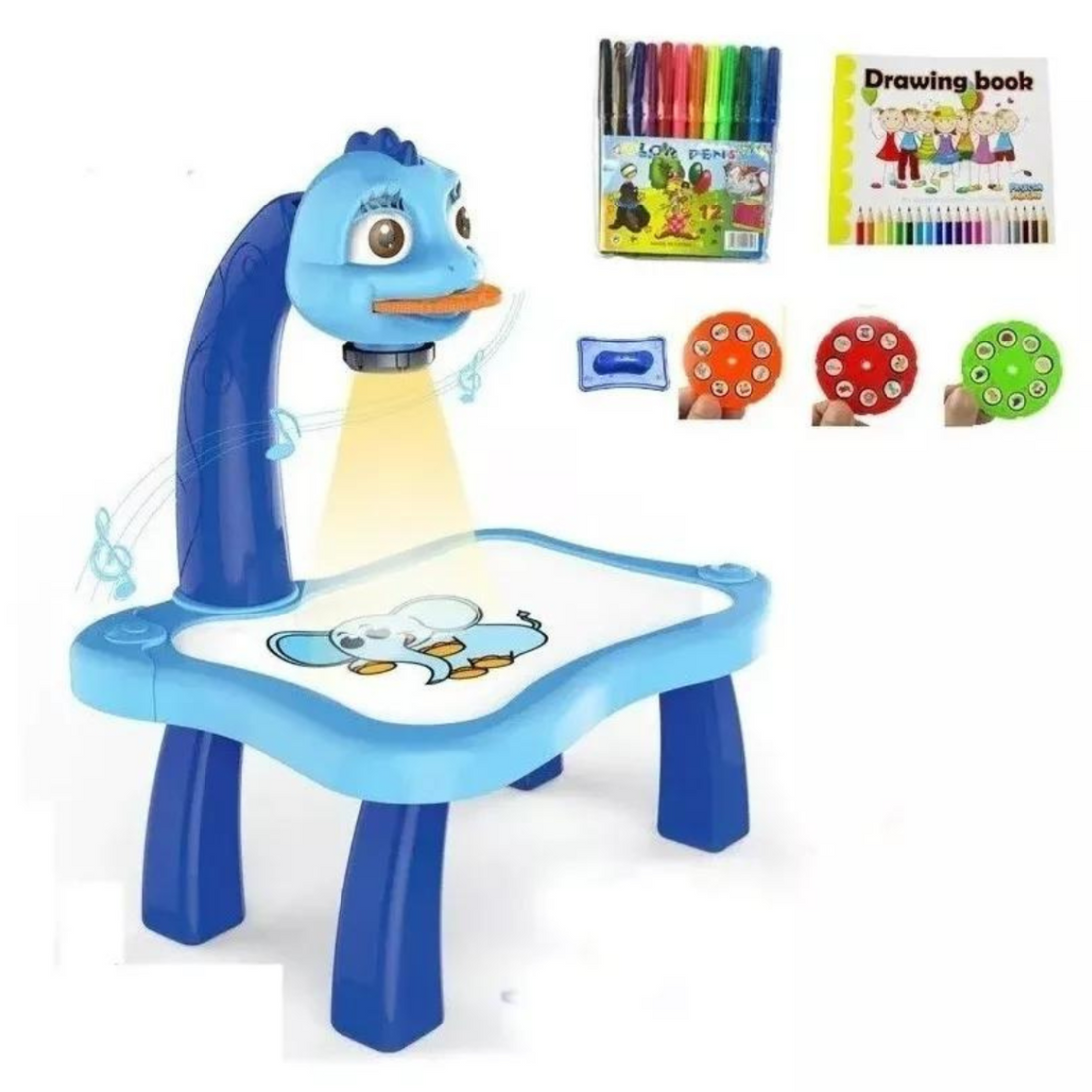 🦖📚 ¡Dino te Enseña! Escritorio proyector Mágico para Peques Curiosos ...